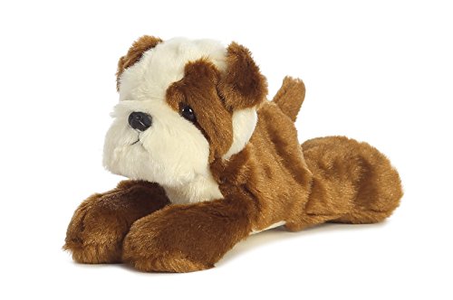 Aurora® Adorable Mini Flopsie™ Semper Fi Stuffed Animal - Playful Ease - Timeless Companions - Brown 8 Inches