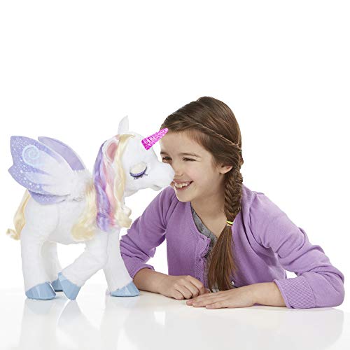 furReal StarLily, My Magical Unicorn Interactive Plush Pet Toy, Light-up Horn, Ages 4 and Up(Amazon Exclusive)