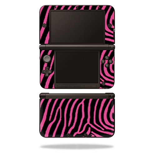 MightySkins Skin Compatible with Nintendo 3DS XL Original (2012-2014 Models) Sticker Wrap Skins Zebra Pink