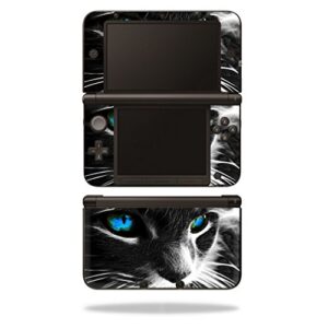 mightyskins skin compatible with nintendo 3ds xl - cat | protective, durable, and unique vinyl decal wrap cover | easy to apply, remove, and change styles | made in the usa