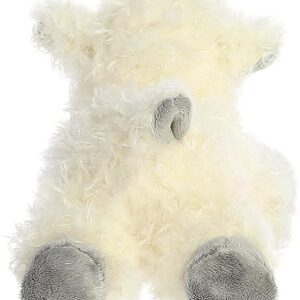 Aurora® Adorable Mini Flopsie™ Black Face Sheep Stuffed Animal - Playful Ease - Timeless Companions - White 8 Inches