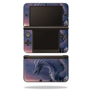 mightyskins skin compatible with nintendo 3ds xl - dragon fantasy | protective, durable, and unique vinyl decal wrap cover | easy to apply, remove, and change styles | made in the usa