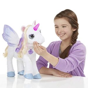 furReal StarLily, My Magical Unicorn Interactive Plush Pet Toy, Light-up Horn, Ages 4 and Up(Amazon Exclusive)