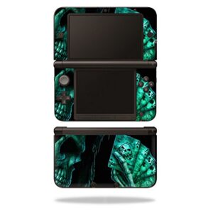 mightyskins skin compatible with nintendo 3ds xl original (2012-2014 models) sticker wrap skins death