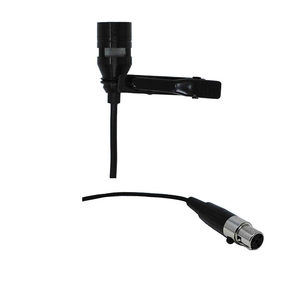 Lavalier Lapel Mic with 4 pin Mini XLR TA4F Connector for Shure