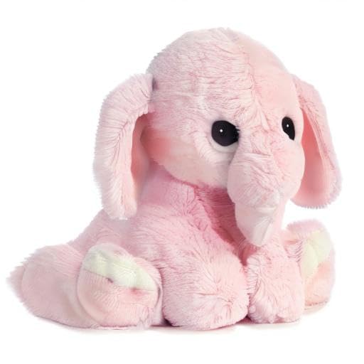 Aurora® Playful Lil Benny Phant™ Baby Stuffed Animal - Soft & Cuddly Toy - Imaginative Play - Pink 10 Inches