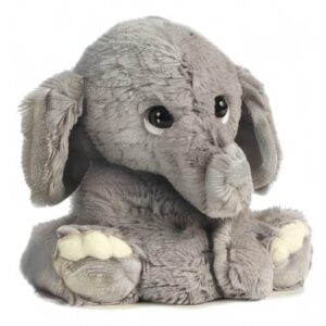 Aurora® Playful Lil Benny Phant™ Baby Stuffed Animal - Soft & Cuddly Toy - Imaginative Play - Gray 10 Inches