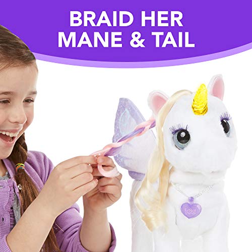 furReal StarLily, My Magical Unicorn Interactive Plush Pet Toy, Light-up Horn, Ages 4 and Up(Amazon Exclusive)