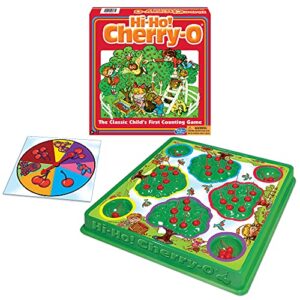 winning moves hi-ho cherry-o games usa, the classic child's first counting game, for 2 to 4 players, ages 3+