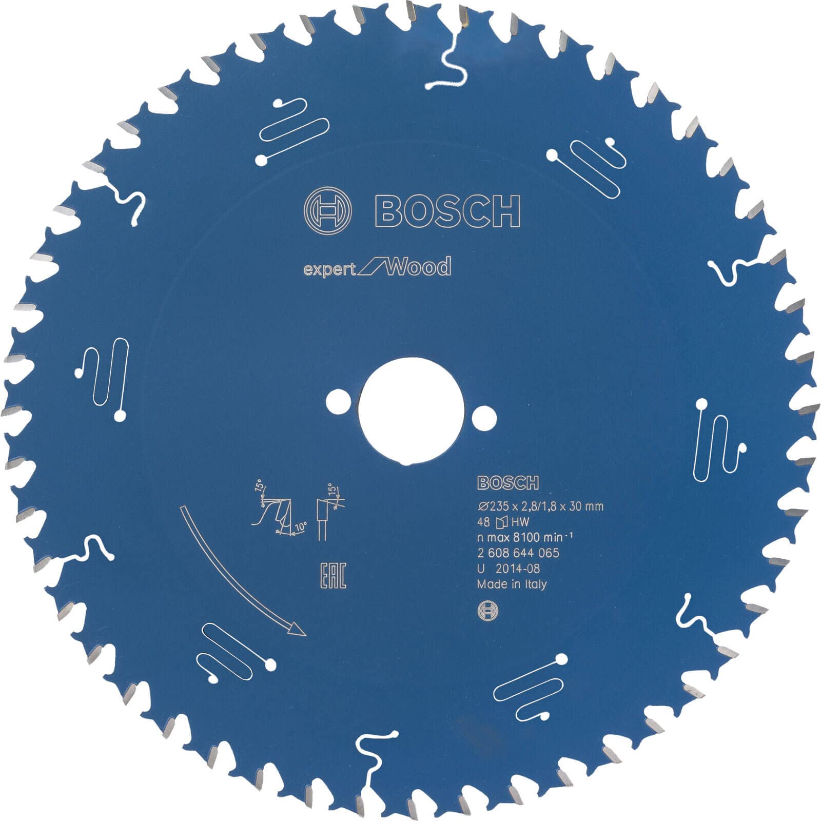 Bosch 2608644065 EXWOH 9.25" x 30mm 48T Circular saw blade Top Precision