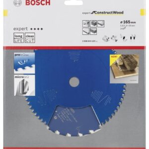 Bosch 2608644137 EXCWH 6.5" x 20mm 24T Circular saw blade Top Precision