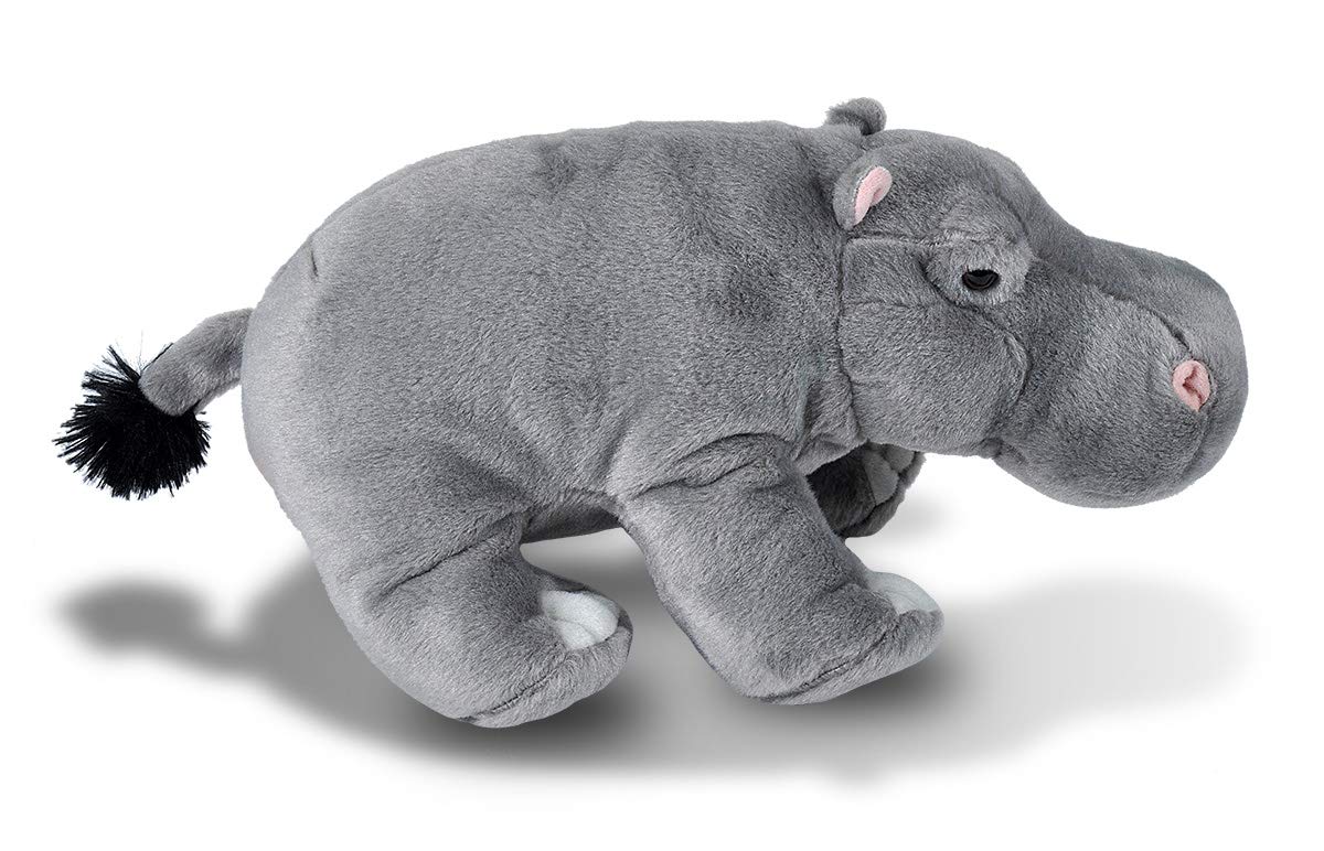 Wild Republic Hippo Plush, Stuffed Animal, Plush Toy, Gifts for Kids, Cuddlekins 12 Inches,Multi