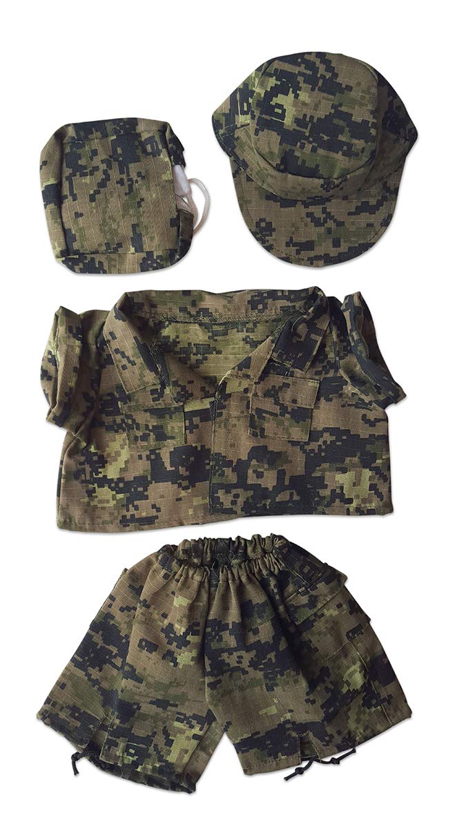 Special Forces Camos Outfit Teddy Bear Clothes Fit 14' - 18' Build-a-bear and Make Your Own Stuffed Animals