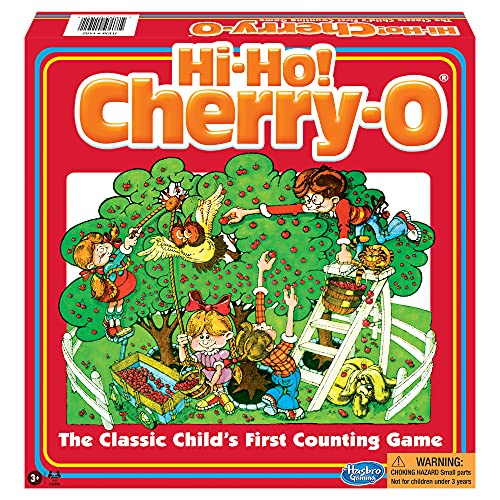 Winning Moves HI-Ho Cherry-O Games USA, The Classic Child's First Counting Game, for 2 to 4 Players, Ages 3+