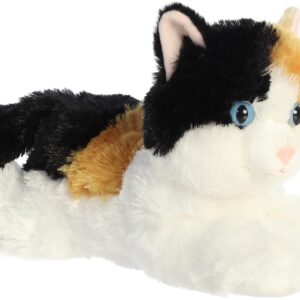 Aurora® Adorable Flopsie™ Esmeralda™ Stuffed Animal - Playful Ease - Timeless Companions - White 12 Inches