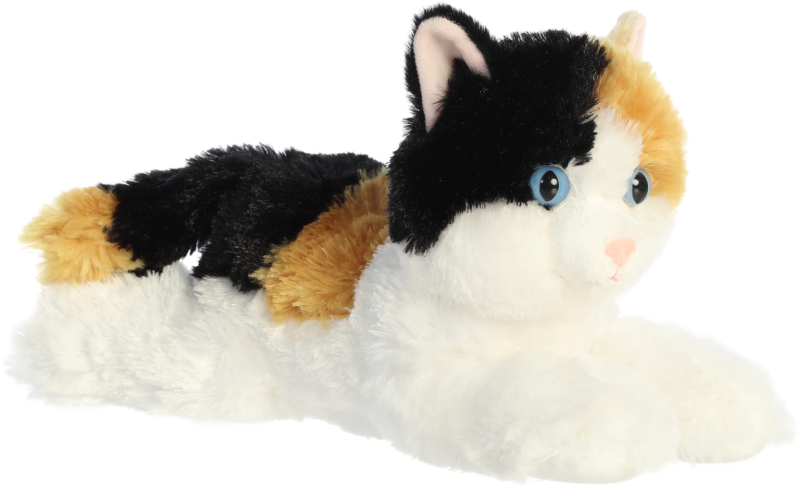 Aurora® Adorable Flopsie™ Esmeralda™ Stuffed Animal - Playful Ease - Timeless Companions - White 12 Inches