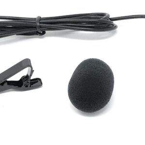 Lavalier Lapel Mic with 4 pin Mini XLR TA4F Connector for Shure