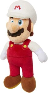 super mario fire mario 7.5 inch plush