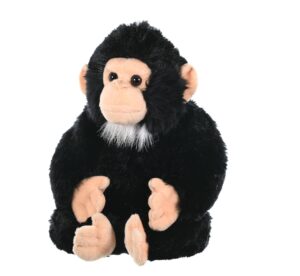 wild republic chimp stuffed animal plush toy, multi (16521), 12"