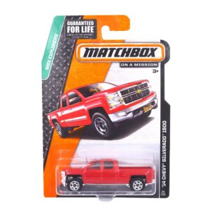 matchbox, mbx explorers, '14 chevy silverado 1500 [red] 29/120