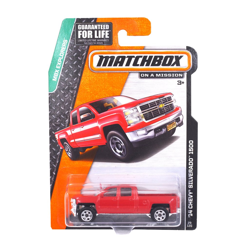 Matchbox, MBX Explorers, '14 Chevy Silverado 1500 [Red] 29/120