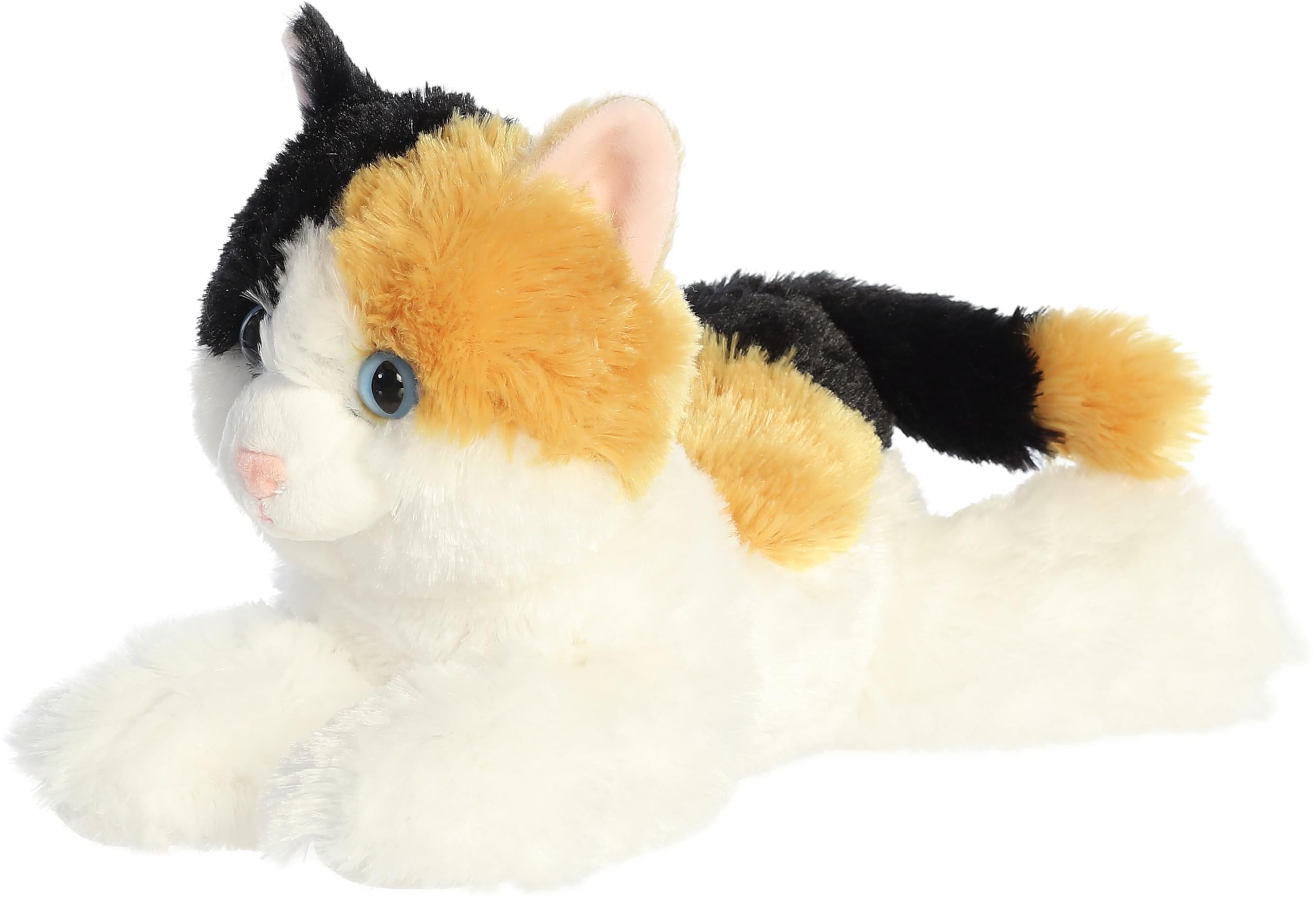 Aurora® Adorable Flopsie™ Esmeralda™ Stuffed Animal - Playful Ease - Timeless Companions - White 12 Inches