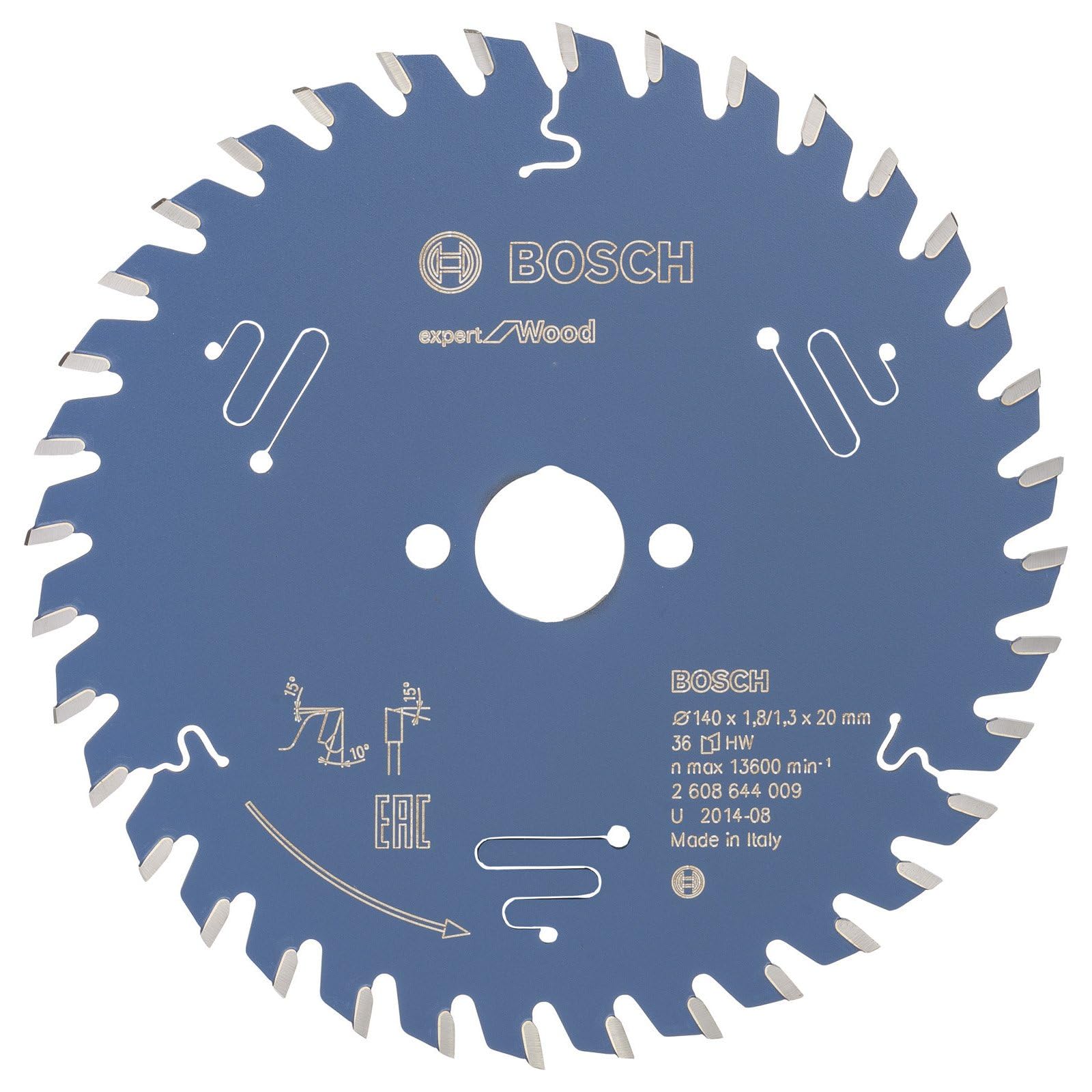 Bosch 2330304 Circular Saw Blade, Blue