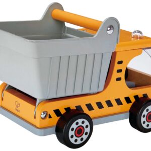 Hape Wooden Dump Truck| Pretend Play Construction Vehicle Toys for Toddlers