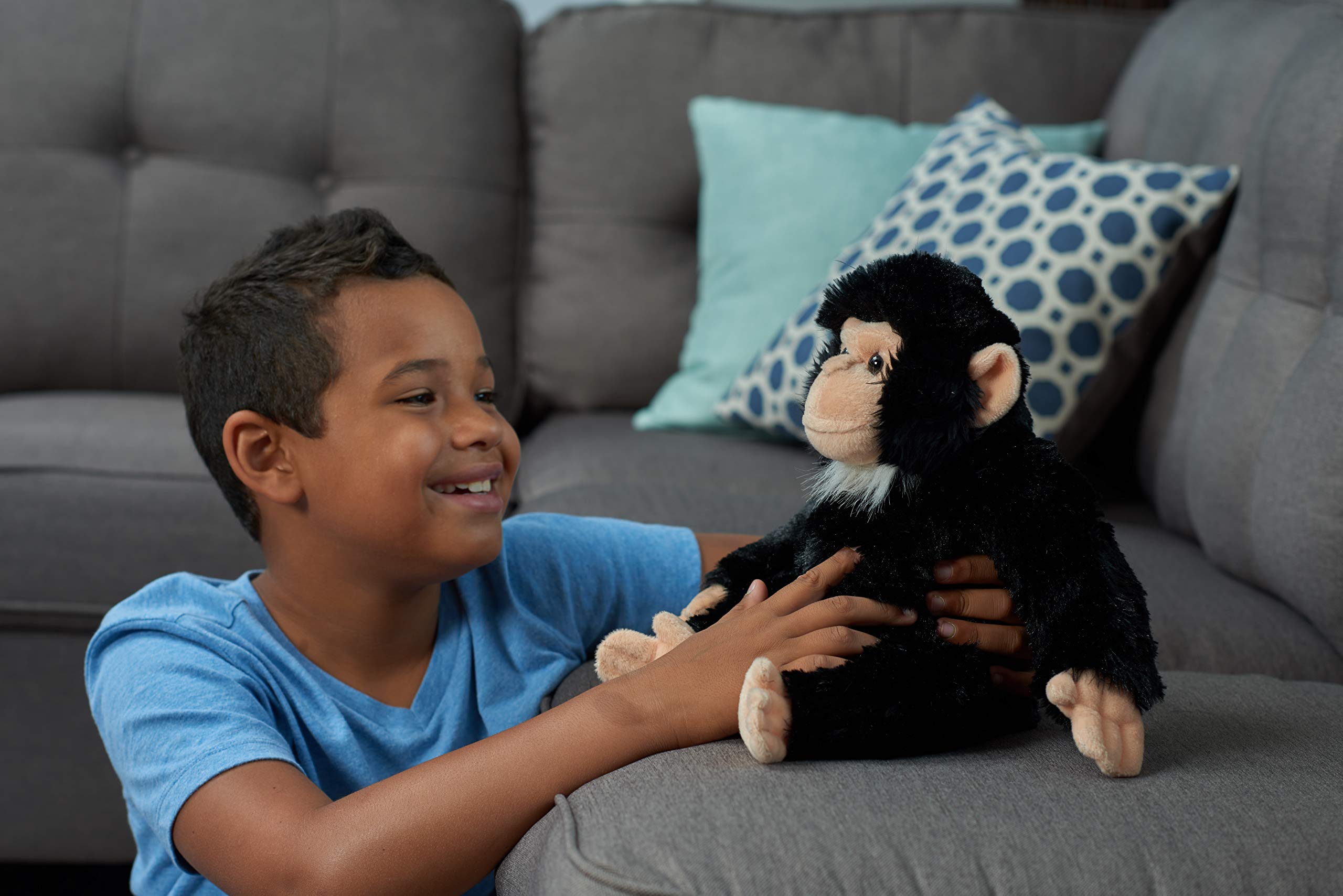 Wild Republic Chimp Stuffed Animal Plush Toy, Multi (16521), 12"