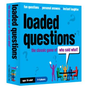 all things equal, inc. loaded questions - the family/friends version of the classic game of 'who said what' ,blue