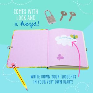 Peaceable Kingdom Press/Butterflies Glow in the Dark Lock & Key Diary