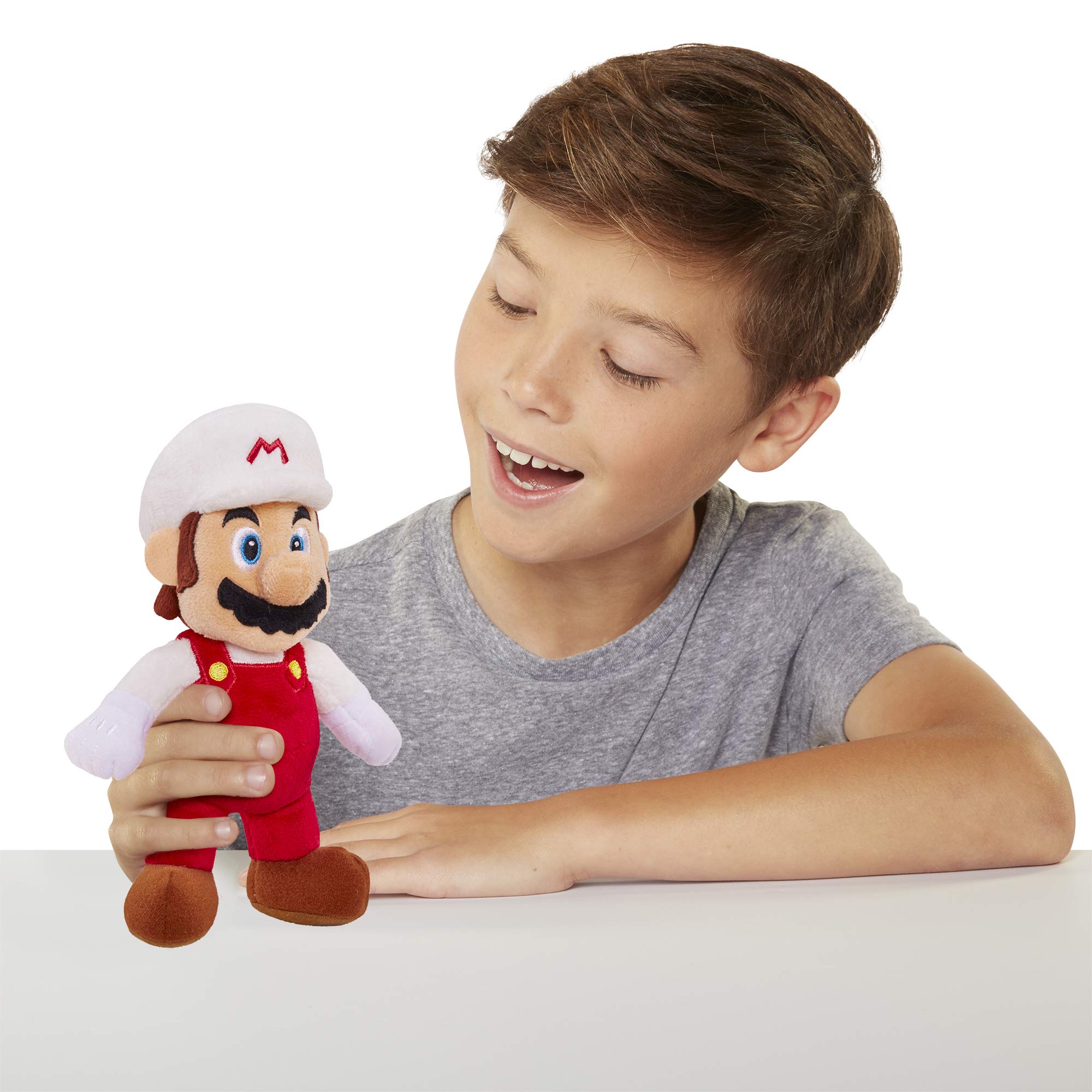 Super Mario Fire Mario 7.5 Inch Plush