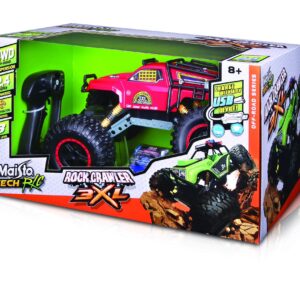 Maisto R/C 2.4 Ghz (8-Player) Rock Crawler 3XL Radio Control Vehicle With 6.4V Lithium-Ion Battery and Charger Included (Colors May Vary)