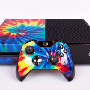 247 Skins Graphics kit Sticker Decal Compatible with Xbox One and Wireless Controllers - Trippy