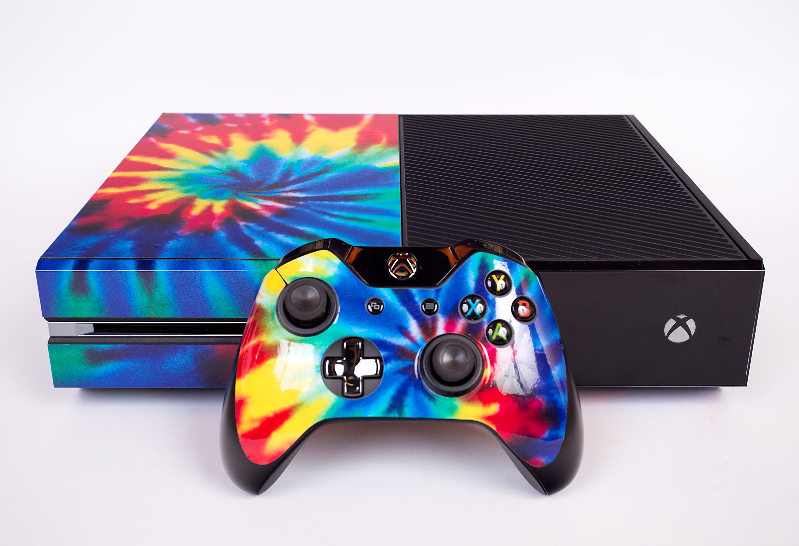 247 Skins Graphics kit Sticker Decal Compatible with Xbox One and Wireless Controllers - Trippy