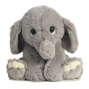 aurora® playful lil benny phant™ baby stuffed animal - soft & cuddly toy - imaginative play - gray 10 inches