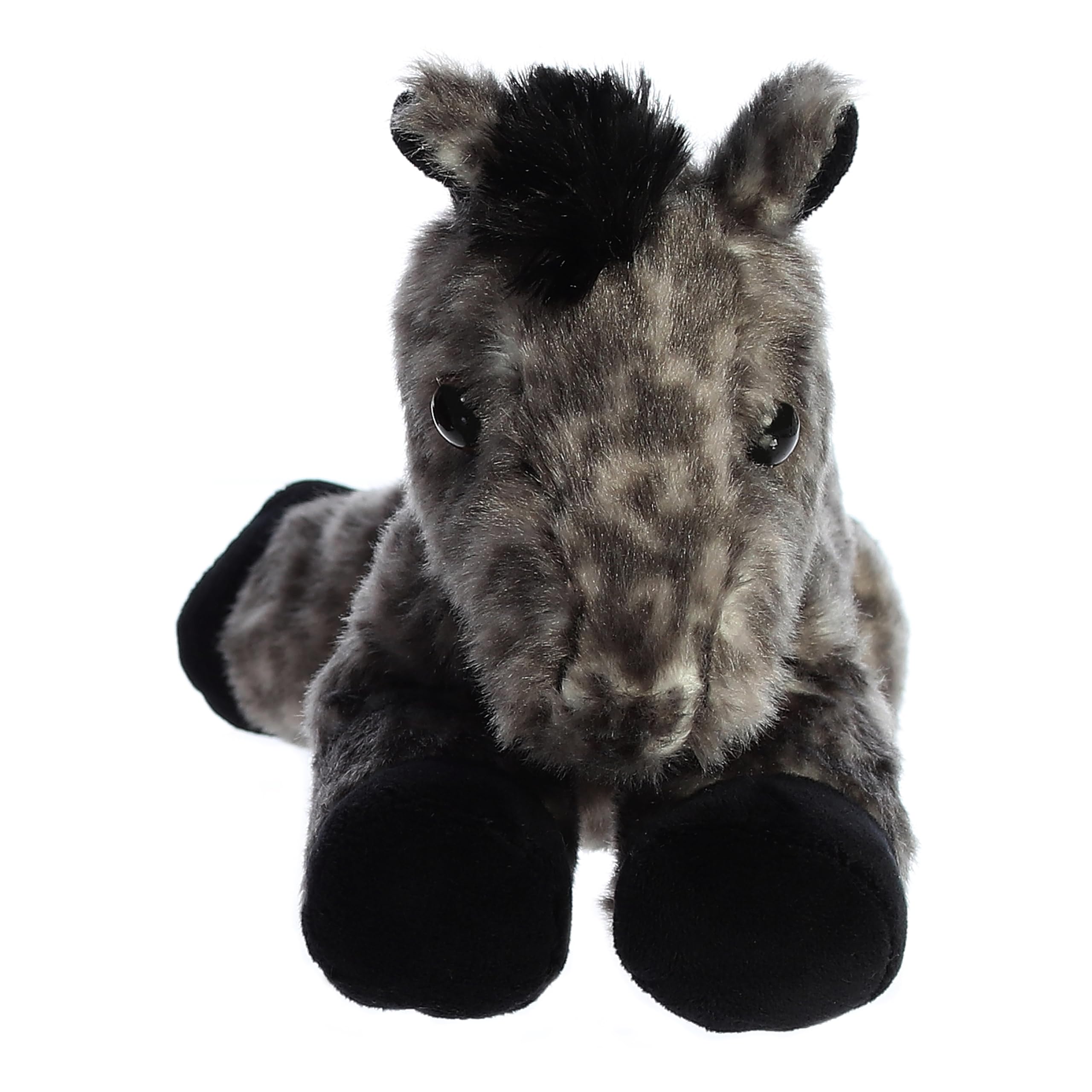 Aurora® Adorable Mini Flopsie™ Storm™ Stuffed Animal - Playful Ease - Timeless Companions - Gray 8 Inches