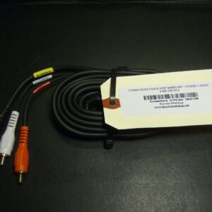 Commodore Video Monitor TV Cable (S-Video + Audio) - C-64/C-128