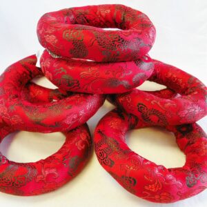 bowlsofnepal F697 Silk Brocade Cushion Pillow for Tibetan Singing Bowl Handmade in Nepal