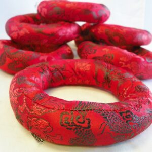 bowlsofnepal F697 Silk Brocade Cushion Pillow for Tibetan Singing Bowl Handmade in Nepal