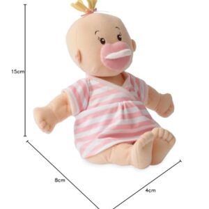 Manhattan Toy Baby Stella Soft First Baby Doll for Ages 1 Year and Up, 15", Peach