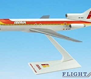 Flight Miniatures Iberia 727-200 Airplane Miniature Model Plastic Snap Fit 1:200 Part# ABO-72720H-030