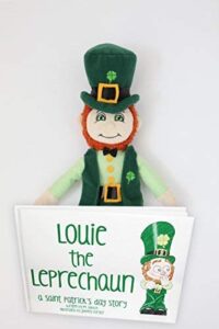 louie the leprechaun: a st. patrick's day tale - book/toy