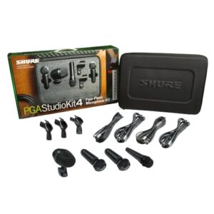 shure pg alta 4-piece studio microphone kit (pgastudiokit4)