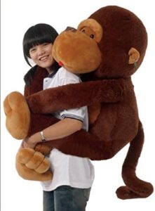 joyfay u.s. solid giant 43" monkey gorilla 100% all new materials certified by state of pennsylvania standard for plush toys