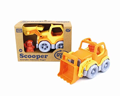 Green Toys Scooper Construction Truck, Yellow/Orange