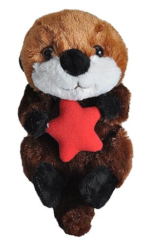 Wild Republic Sea Otter Plush, Stuffed Animal, Plush Toy, Gifts for Kids, Hug’Ems 7"