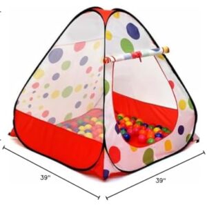 Kids Ball Pit Pop up Play Tent, Playhouse Tent for Boys Girls Babies and ToKids Ball Pit, Playhouse Tent for Boys Girls Babies and Toddlers, Indoor Outdoor Toy Balls Not Includedddlers