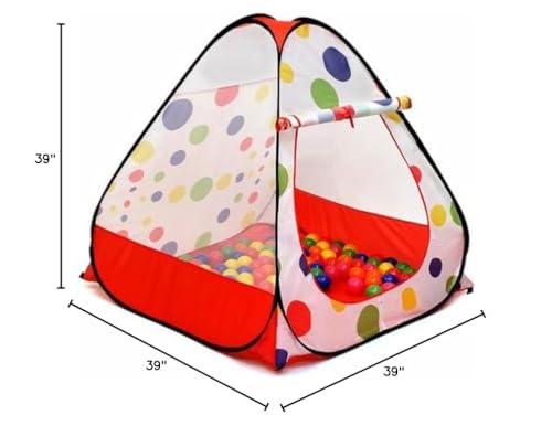 Kids Ball Pit Pop up Play Tent, Playhouse Tent for Boys Girls Babies and ToKids Ball Pit, Playhouse Tent for Boys Girls Babies and Toddlers, Indoor Outdoor Toy Balls Not Includedddlers