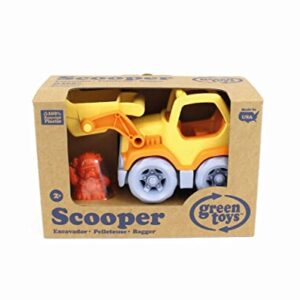 Green Toys Scooper Construction Truck, Yellow/Orange